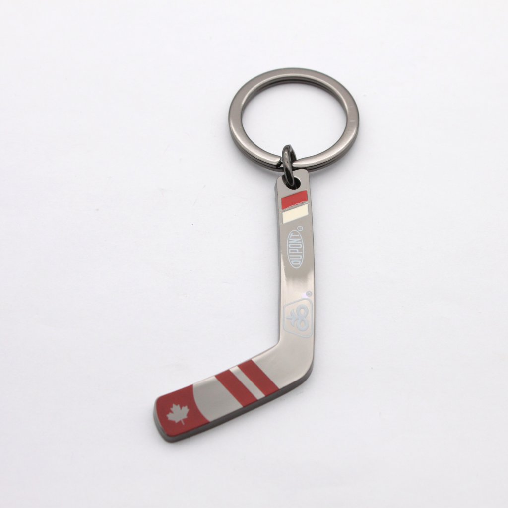 Custom Metal Hockey Stick Keyrings
